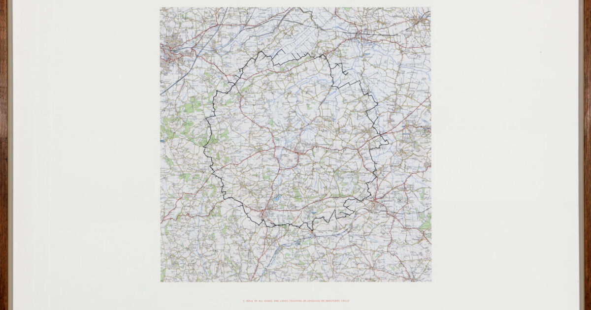 A Walk By All Roads And Lanes Touching Or Crossing An Imaginary Circle ...